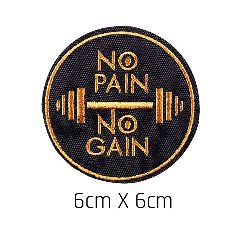 "No Pain No Gain" Patch – Gympack